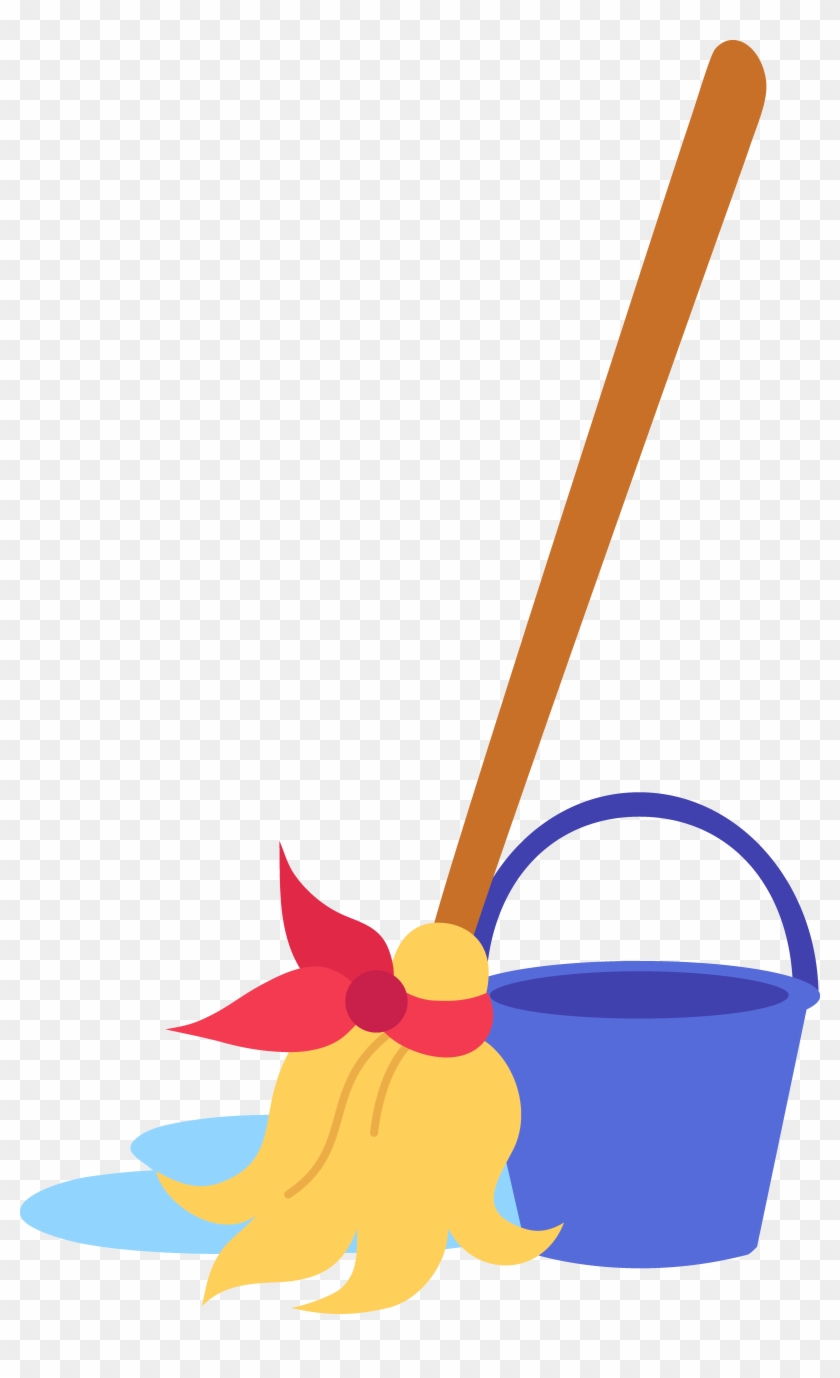 Crafty Design Bucket Clipart Mop And Clip Art Free - Cartoon Mop And ...