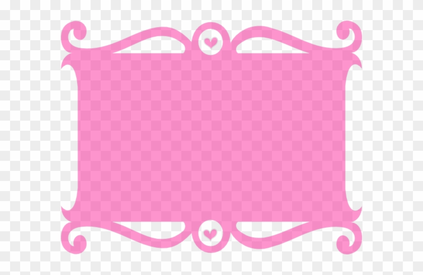 Frame Pink Heart Clip Art - Pink Doodle Frame Png - Full Size PNG ...