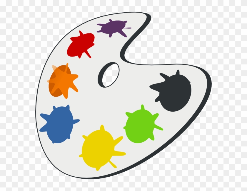 Art Palette Clip Art At Clker - Paint Palette - Full Size PNG Clipart ...