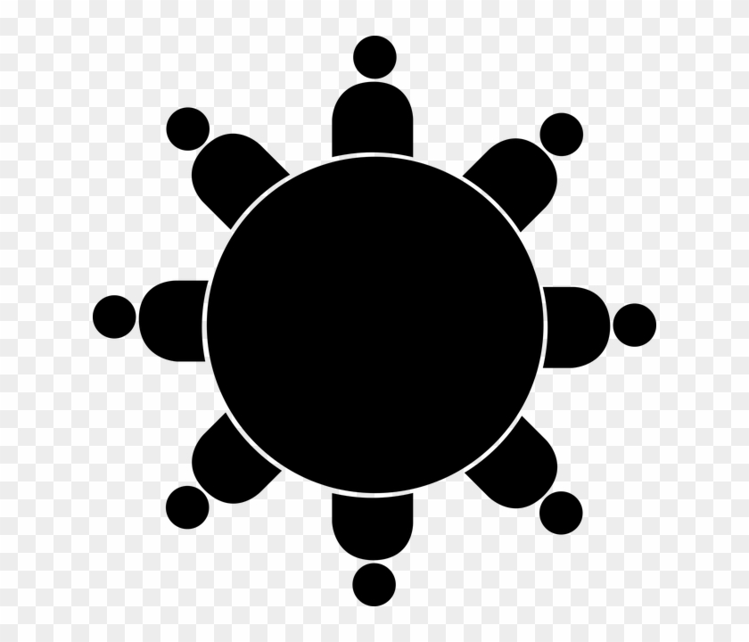 Corporate - Group Discussion Vector - Full Size PNG Clipart Images Download