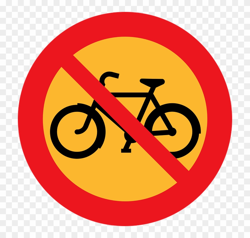 Bycicle, Cycling, Road Sign, Street Sign - No Entry For Bicycles - Full ...