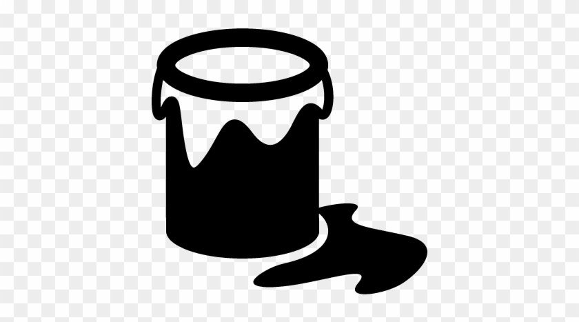 Open Paint Bucket Vector - Paint Bucket Icon Vector - Full Size PNG ...