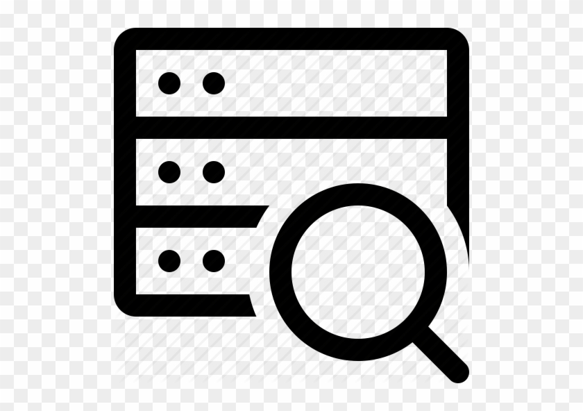 Database - Database Search Icon - Full Size PNG Clipart Images Download