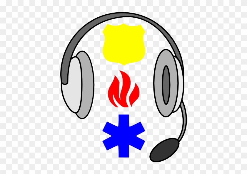 911 Clipart Headset - Headset With Microphone Clipart - Full Size PNG ...