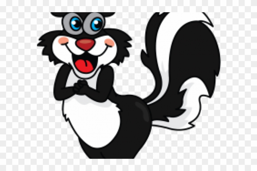 Skunk Clipart Transparent - Drawing - Full Size PNG Clipart Images Download