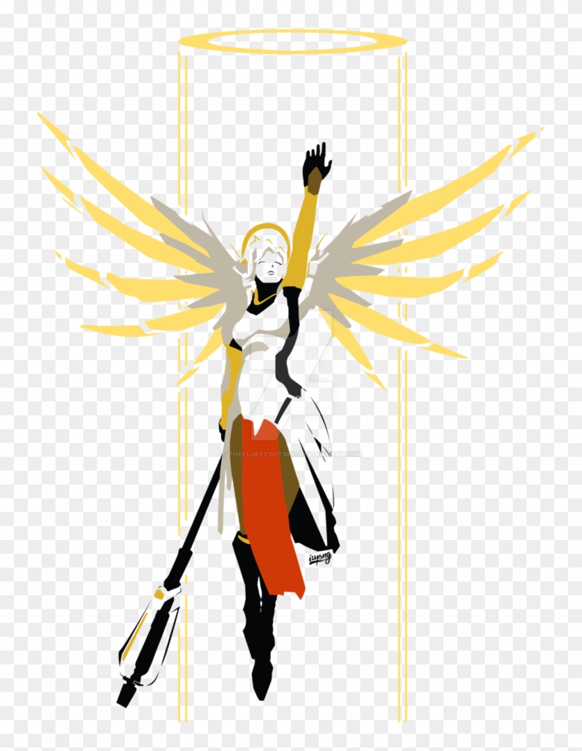 Mercy Rez By Thefluffyguy On Deviantart - Overwatch Mercy Rez Png ...