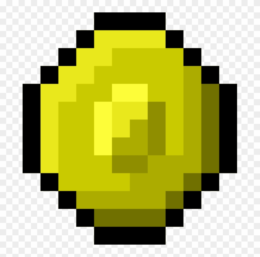 Pixel Art Gold Coin Gold Coin Computer Icons - Pixel Gold Coin - Full ...