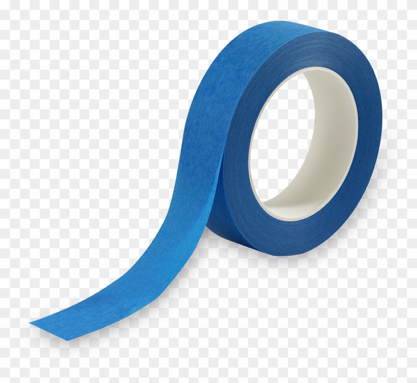 A Premium Blue Crepe Masking Tape - Adhesive Tape - Full Size PNG ...