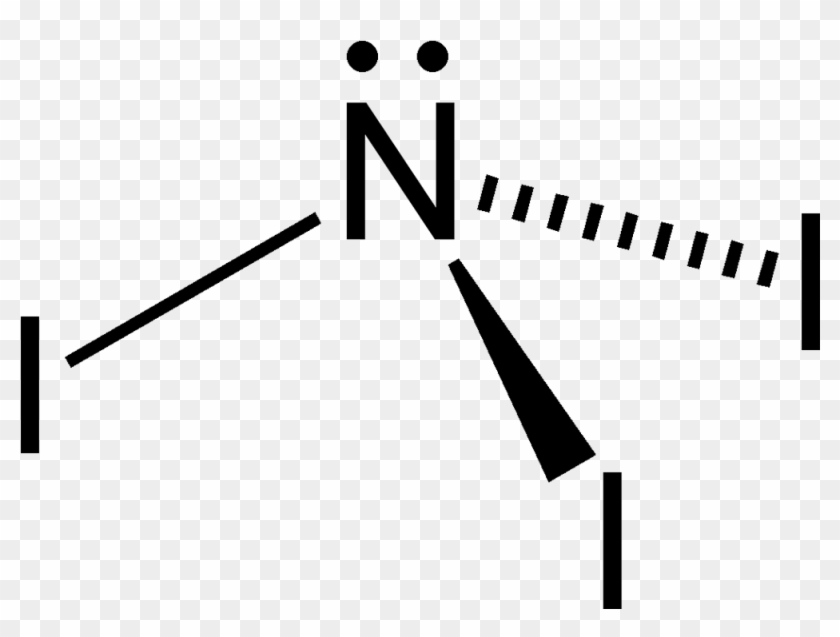 Nitrogen Iodide 2d - Nitrogen Triiodide Molecular Structure - Full Size ...