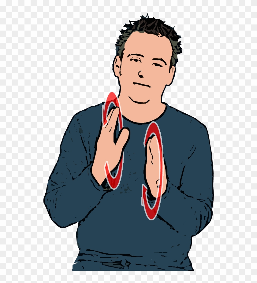 British Sign Language - Bsl Sign For Sign - Full Size PNG Clipart ...