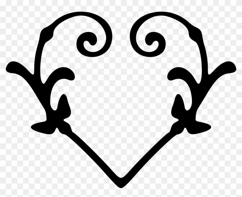 Borders And Frames Black And White Music Major Lazer - Stylised Heart ...