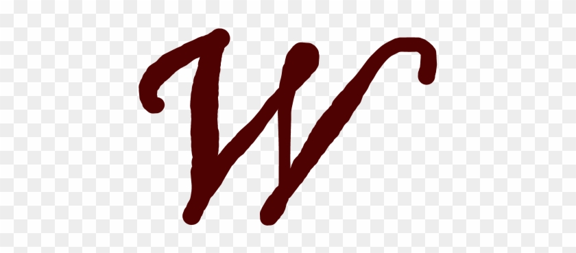 W Transparent Cursive - W Cursive - Full Size PNG Clipart Images Download