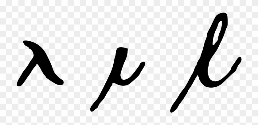 Greek Cursive Variants Lambda - Greek Cursive Variants Lambda - Full ...