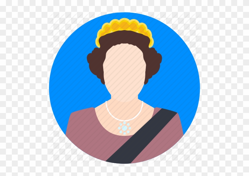 United Kingdom Clipart Icons - British Queen Icon - Full Size PNG ...