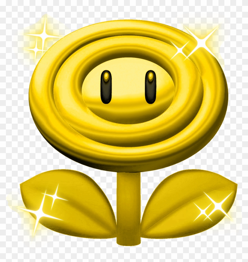 Kinds Of Power Ups Happy Flowers, Gold Flowers, Mario - Super Mario ...