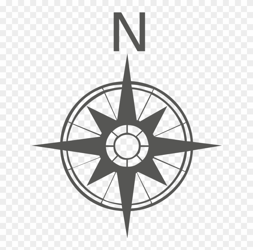 File Gray Compass Rose Svg - I M The Master Of My Sea - Full Size PNG ...