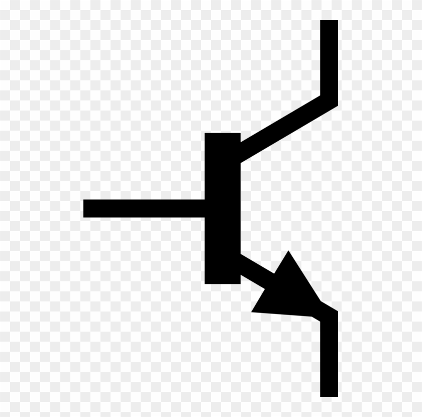Npn Bipolar Junction Transistor Electronic Symbol Electronic ...