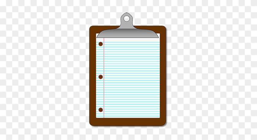 5th Grade Language Arts - Clipboard With Lined Paper - Full Size PNG ...