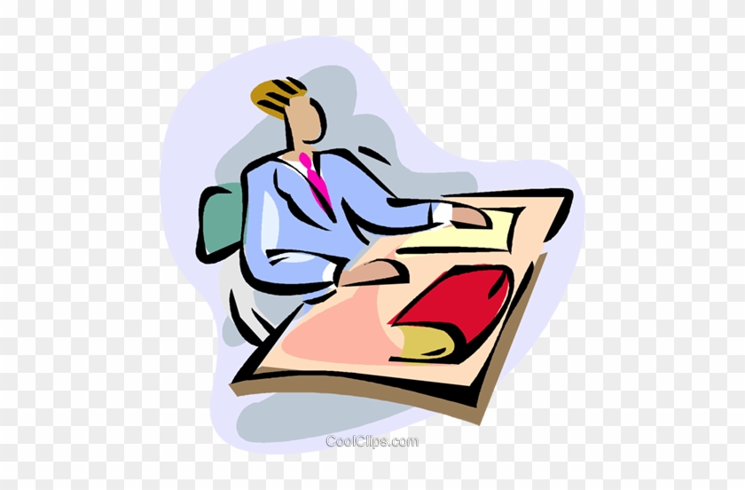 Preparation To Work Royalty Free Vector Clip Art Illustration ...
