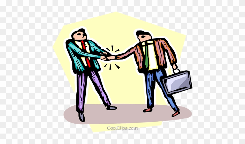 Businessmen Shaking Hands Royalty Free Vector Clip - Illustration ...