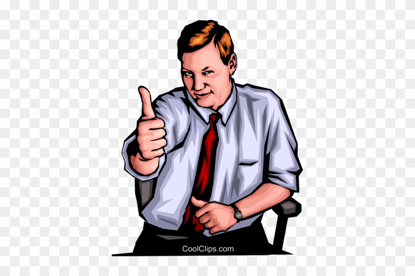 Man With Thumbs Up Royalty Free Vector Clip Art Illustration - Lider ...