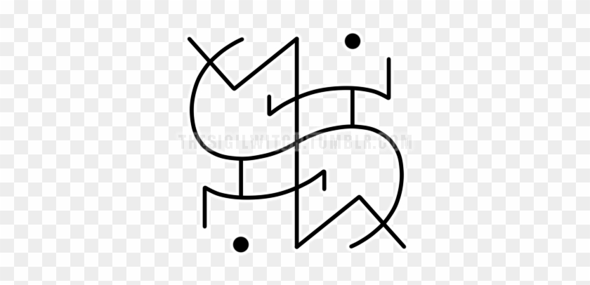 Harmony And Balance Sigil Palm Reading, Eclectic Witch, - Diagram ...