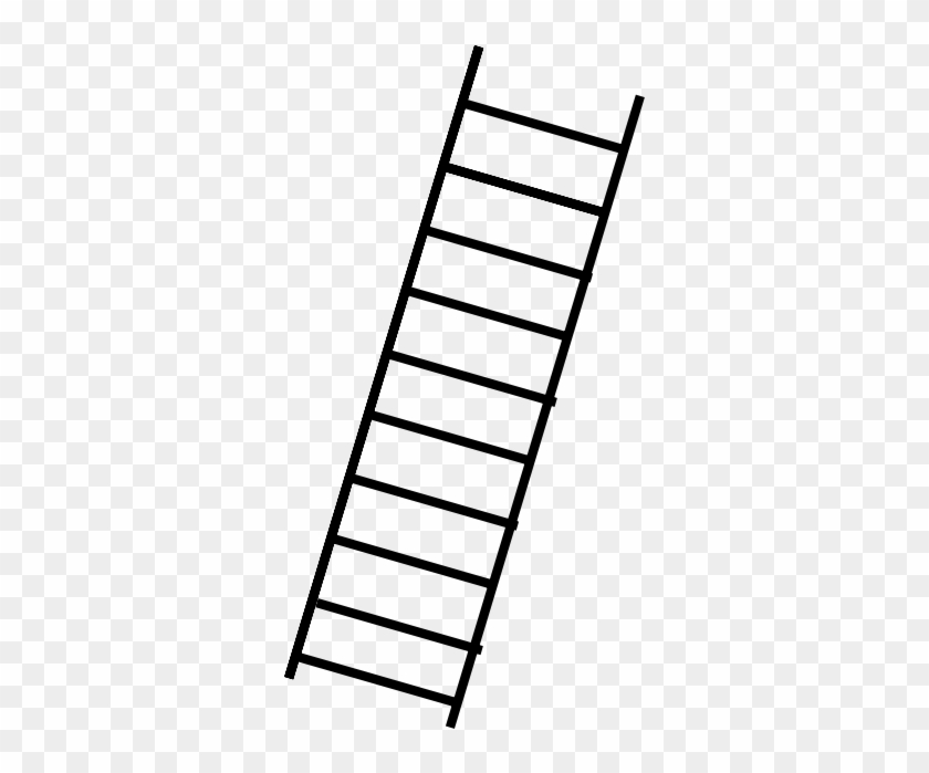Free Swimming Pool Free Ladder - Black And White Ladder - Full Size PNG ...