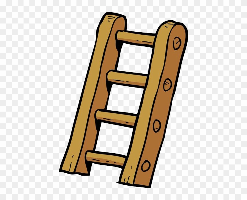 Cartoon Ladder Illustration - Stair Cartoon - Full Size PNG Clipart ...