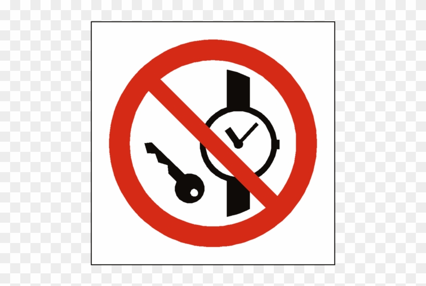No Metal Objects Symbol Label Safety-label - No Metal Sign - Full Size ...