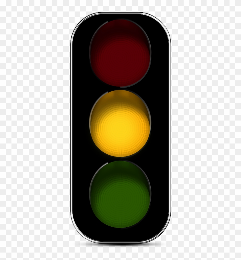 Yellow Clipart Stop Light - Yellow Traffic Light Png - Full Size PNG ...