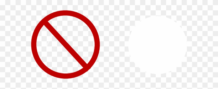 No Sign Clipart - Do Not Scream - Full Size PNG Clipart Images Download