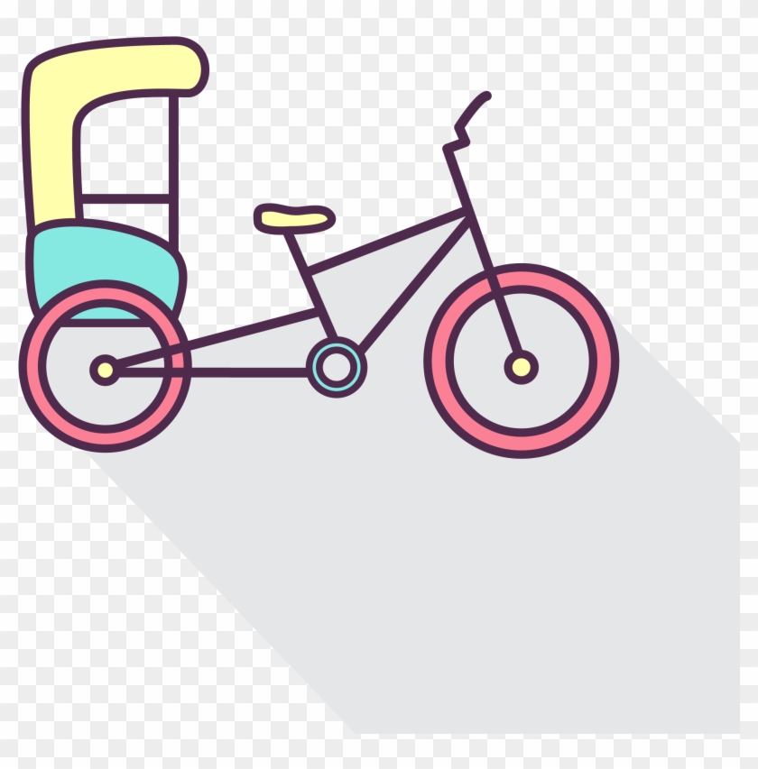 Png Coloured - Bicycle - Full Size PNG Clipart Images Download