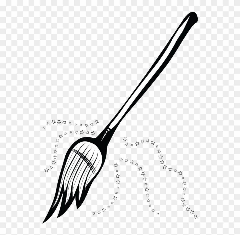 Free Clip Art, Witch Broom Clip Art, Vector Clip Art, - Icon - Full ...