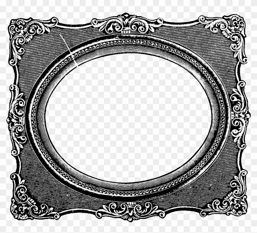 Fancy Oval Frame Clip Art Clipart Panda Free Clipart - Vintage Photo ...