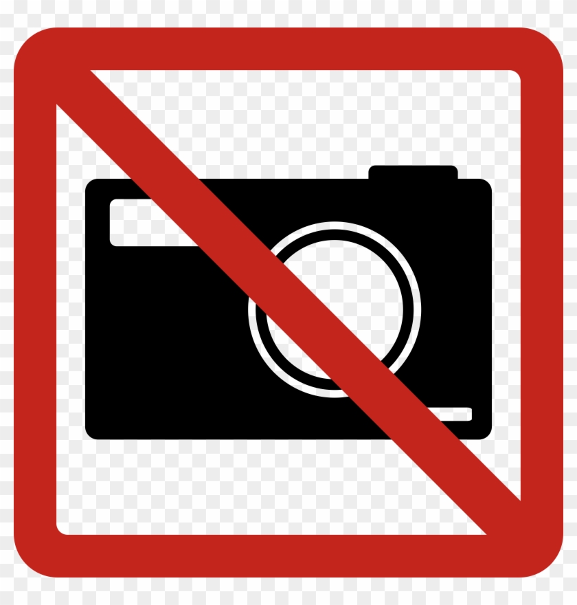 Big Image - No Picture Taking Sign - Full Size PNG Clipart Images Download