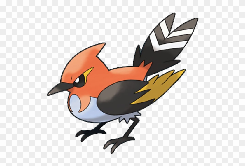 #662 - Fletchinder - Pokemon Fletchinder - Full Size PNG Clipart Images ...