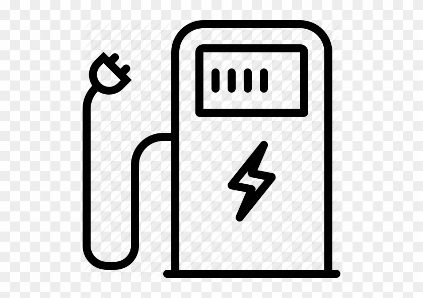 Electric Charging Station Icon - Full Size PNG Clipart Images Download