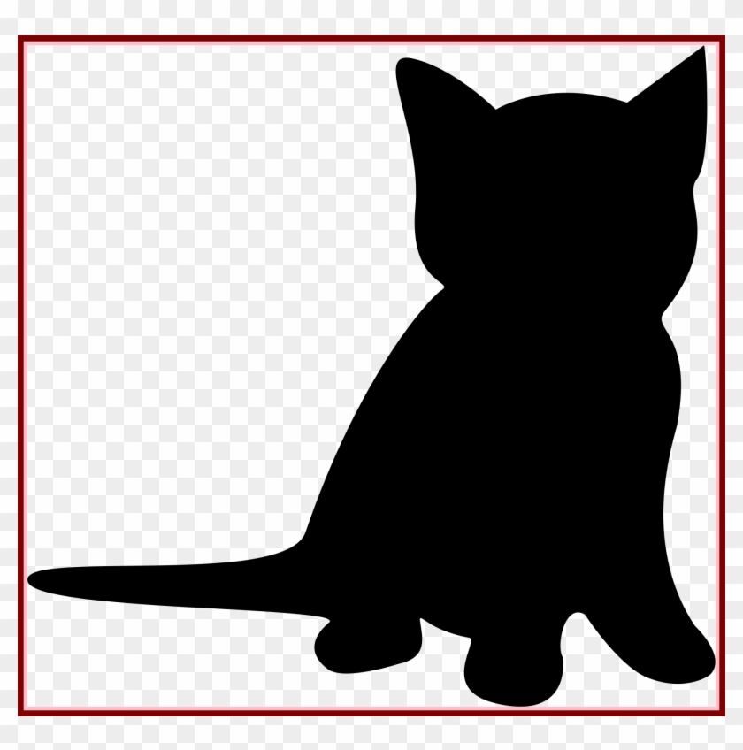 Kitten Clipart 6 Cat - Kitten Silhouette - Full Size PNG Clipart Images ...