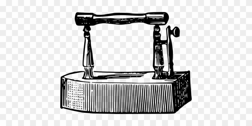 Drawing Clothes Iron Antique Coloring Book Vintage - Old Iron Clip Art ...