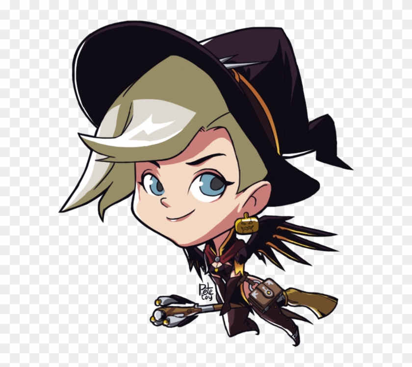 Clip Art Royalty Free Library Witch Alternate Spray - Overwatch Mercy ...