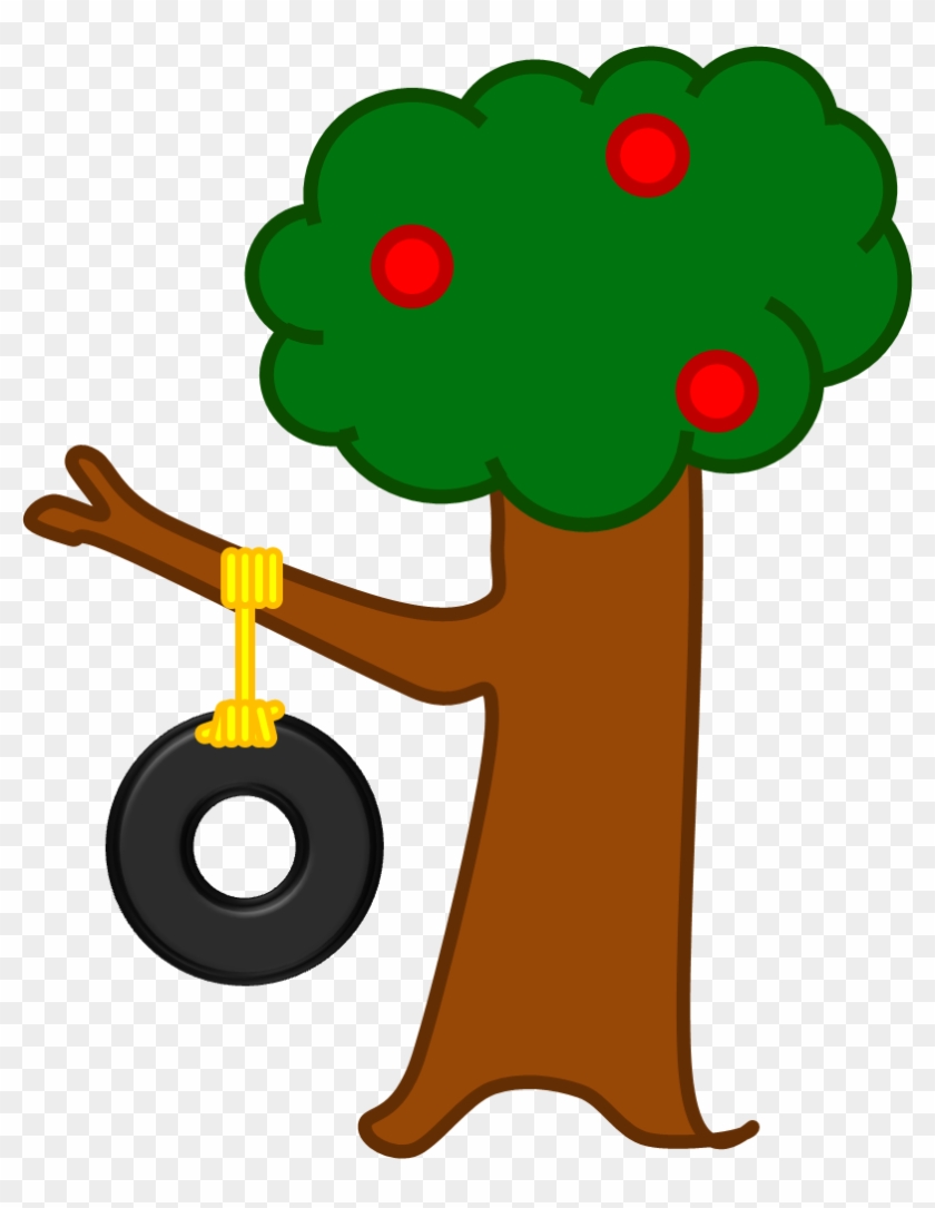 Tire Swing Tree - Tire Swing Tree - Full Size PNG Clipart Images Download
