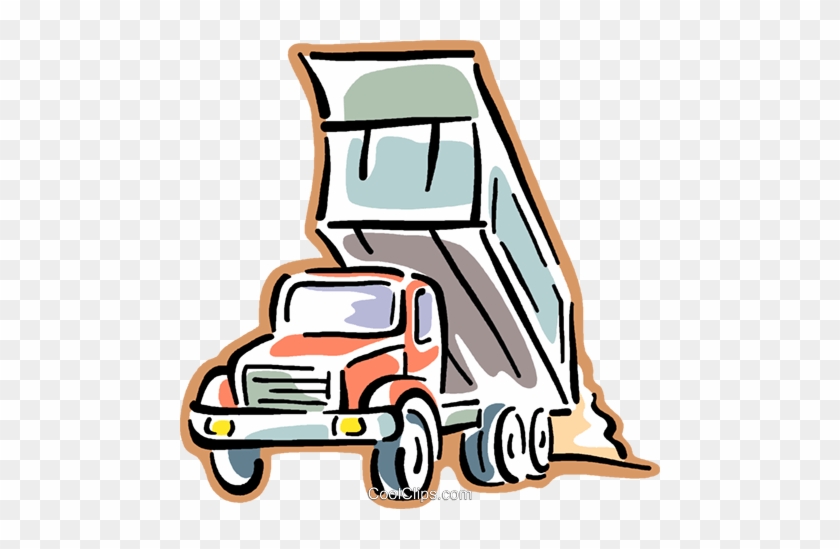 Dump Truck Royalty Free Vector Clip Art Illustration - Dump Truck ...