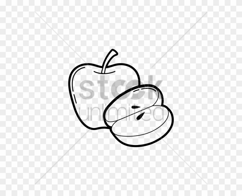 Apple Slice Outline Clipart Apple Pie Clip Art - Apple - Full Size PNG ...