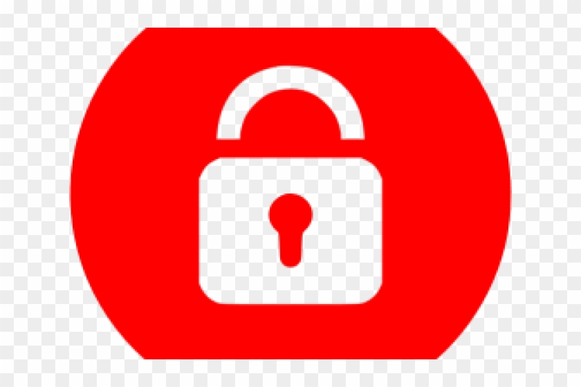 Lock Clipart Red Lock - Blue Lock Icon Png - Full Size PNG Clipart ...