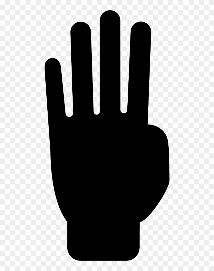 Counting To Four With Hand Fingers Svg - Counting - Full Size PNG ...