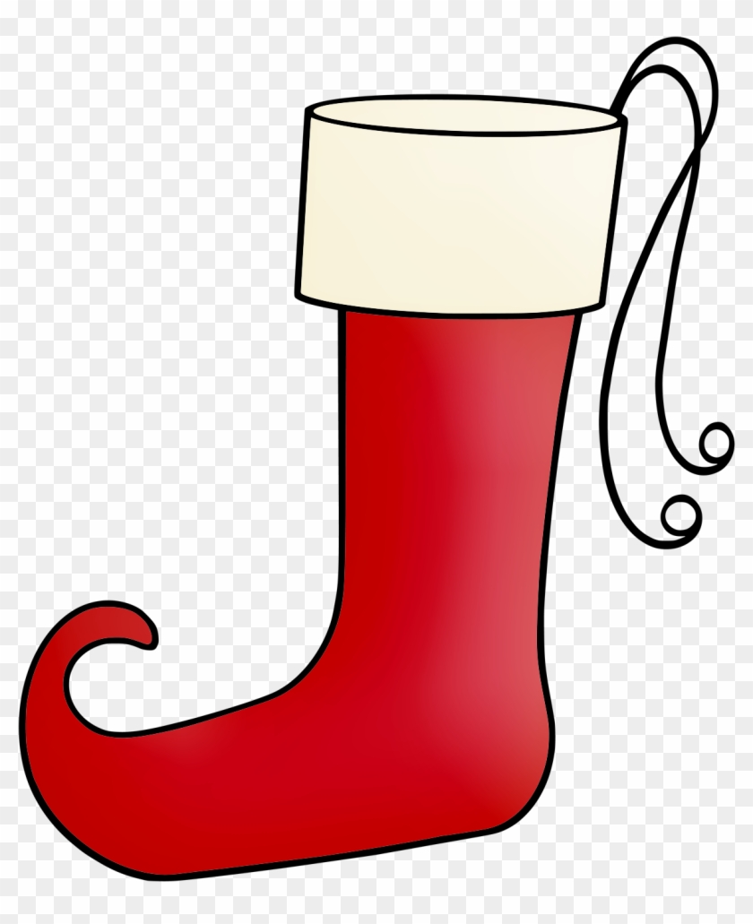 Christmas Elf Stocking Clip Art - Stocking - Full Size PNG Clipart ...