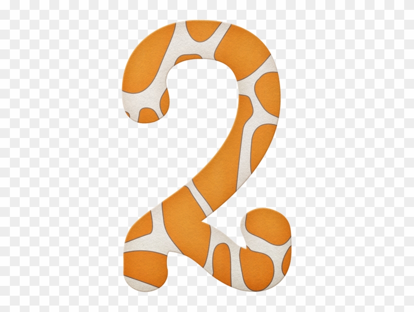 Safari - Numero 2 Animal Print - Full Size PNG Clipart Images Download