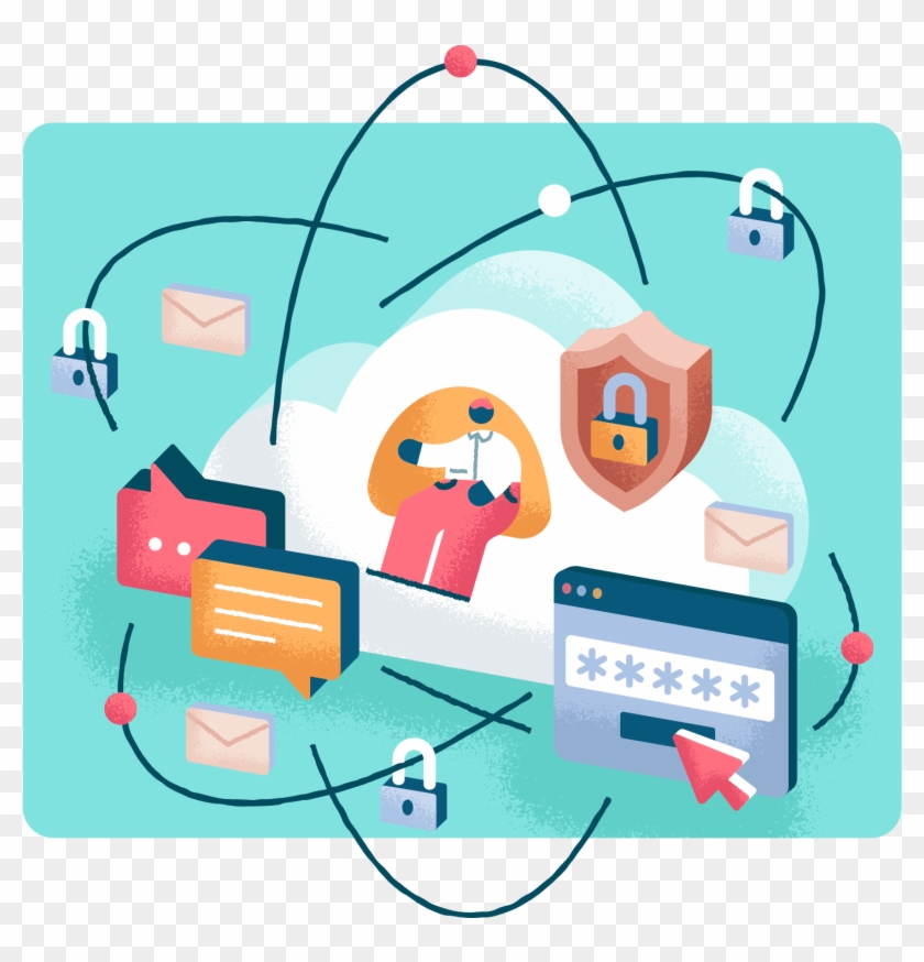 How We Keep Your Data Safe - Illustration - Full Size PNG Clipart ...
