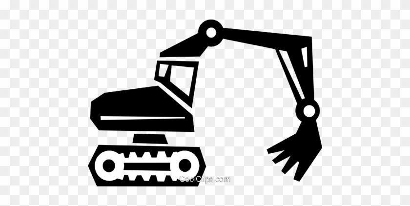 Vector Clipart Backhoe - Backhoe Png Black - Full Size PNG Clipart ...