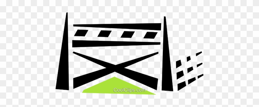 Equestrian Obstacle Royalty Free Vector Clip Art Illustration - Graphic ...